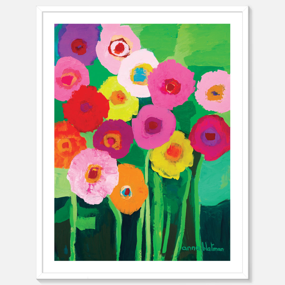 Field of Flowers - Art Print – Anna Blatman UK
